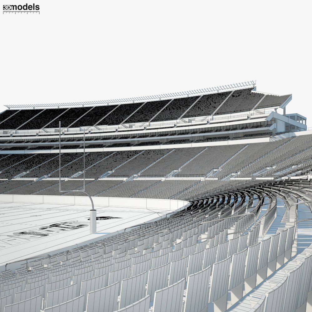 L&N Federal Credit Union Stadium 3D model - Download Stadium on ...
