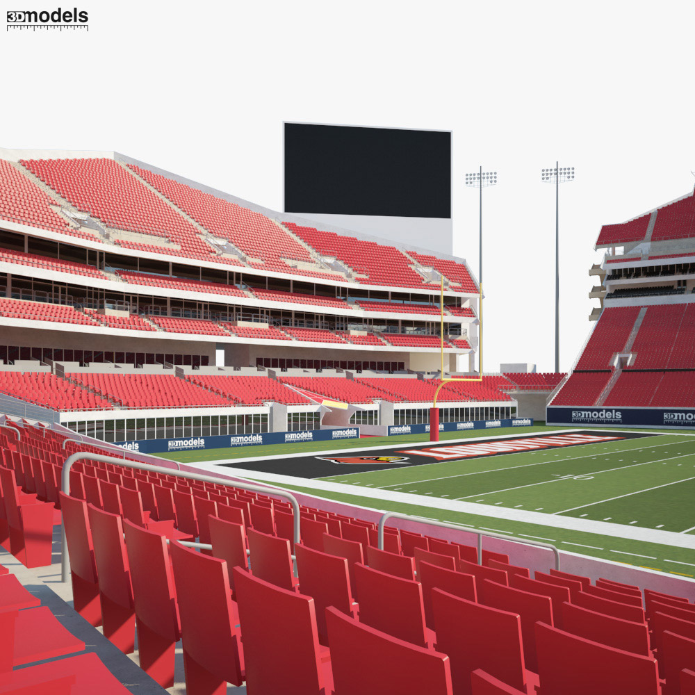 L&N Federal Credit Union Stadium 3D model - Download Stadium on ...