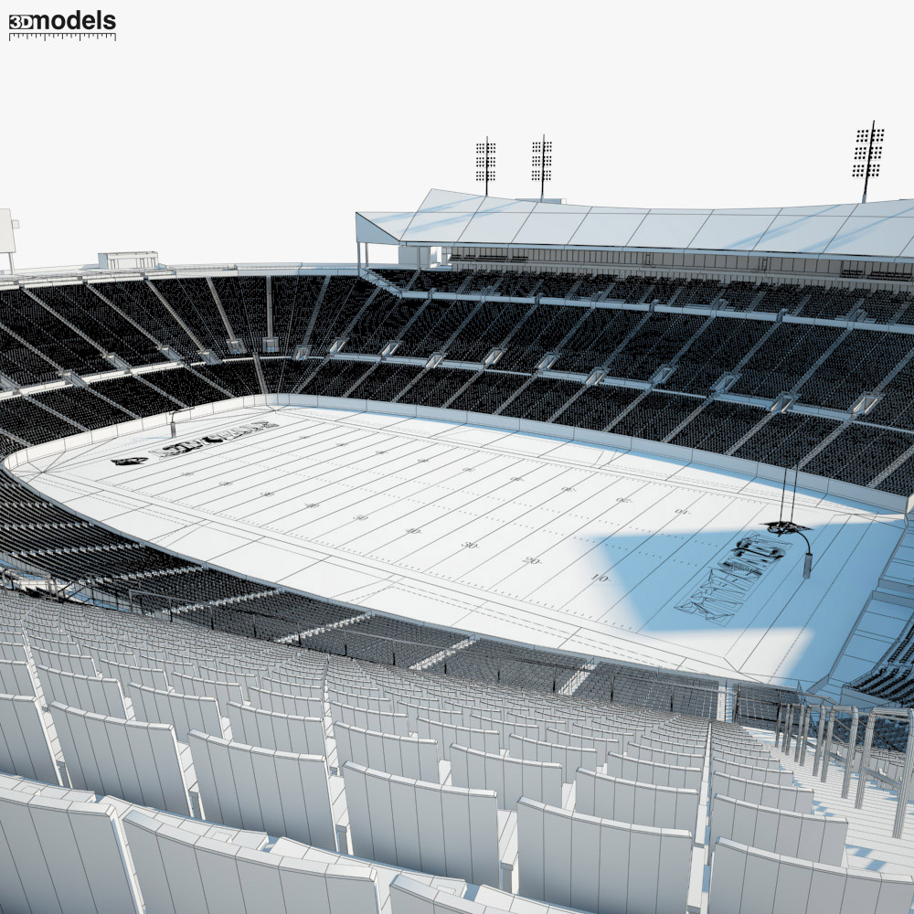 L&N Federal Credit Union Stadium 3D model - Download Stadium on ...