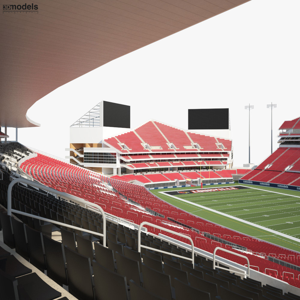 L&N Federal Credit Union Stadium 3D model - Download Stadium on ...
