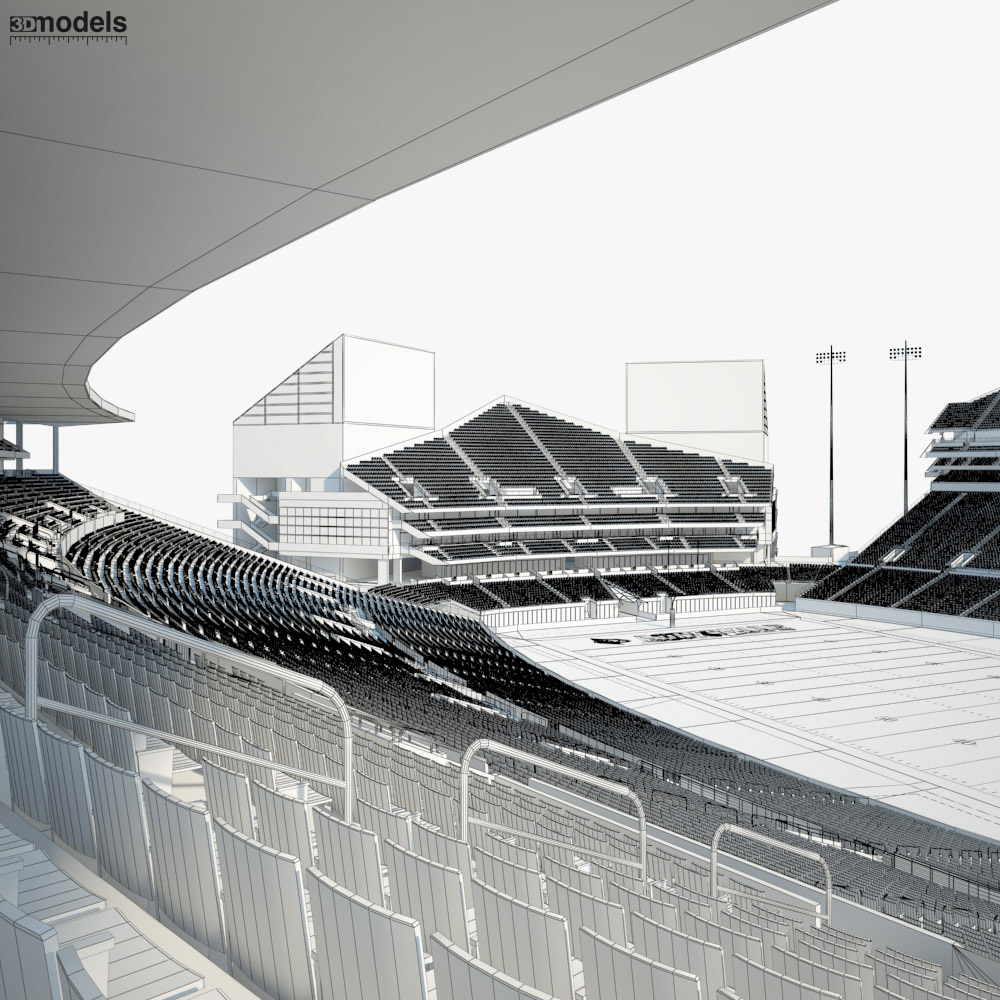 L&N Federal Credit Union Stadium 3D model - Download Stadium on ...