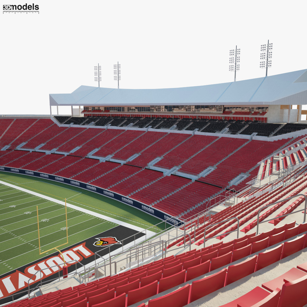 L&N Federal Credit Union Stadium 3D model - Download Stadium on ...