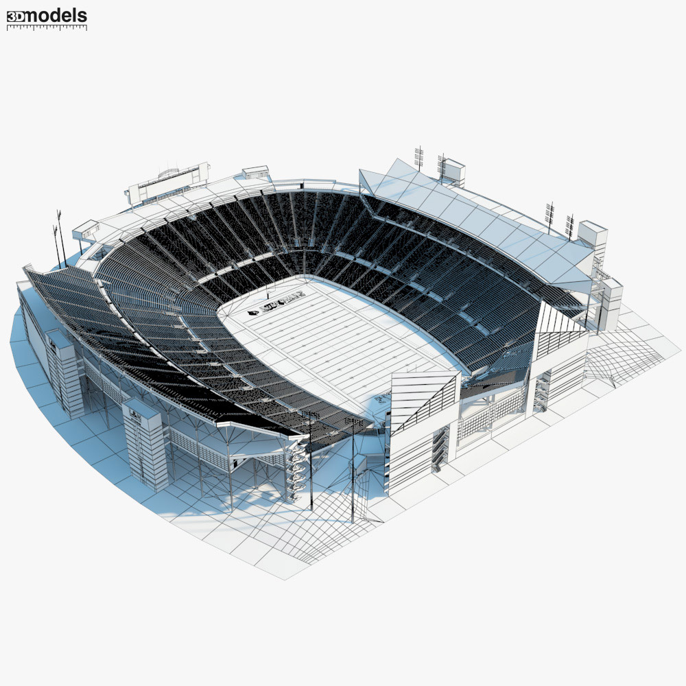 L&N Federal Credit Union Stadium 3D model - Download Stadium on ...