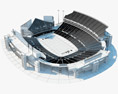 L&N Federal Credit Union Stadium 3D model - Download Stadium on ...