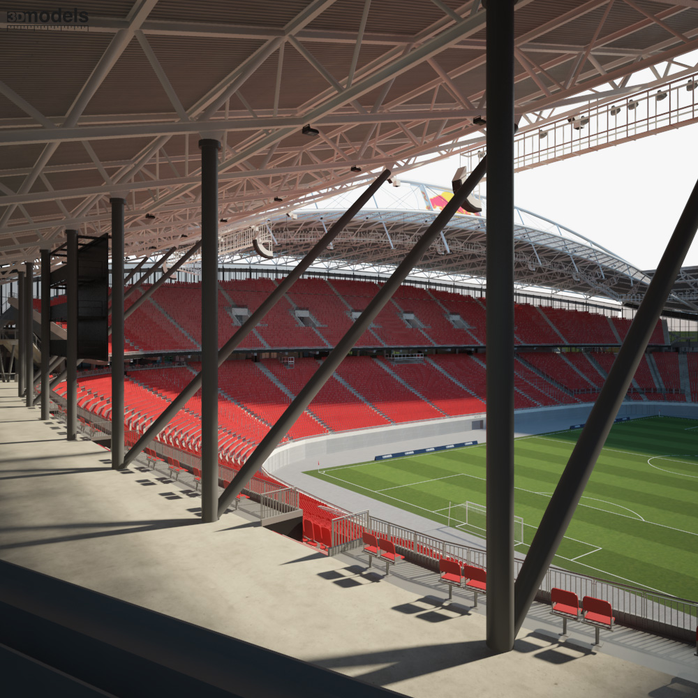 Red Bull Arena Leipzig 3D model - Download Stadium on 3DModels.org
