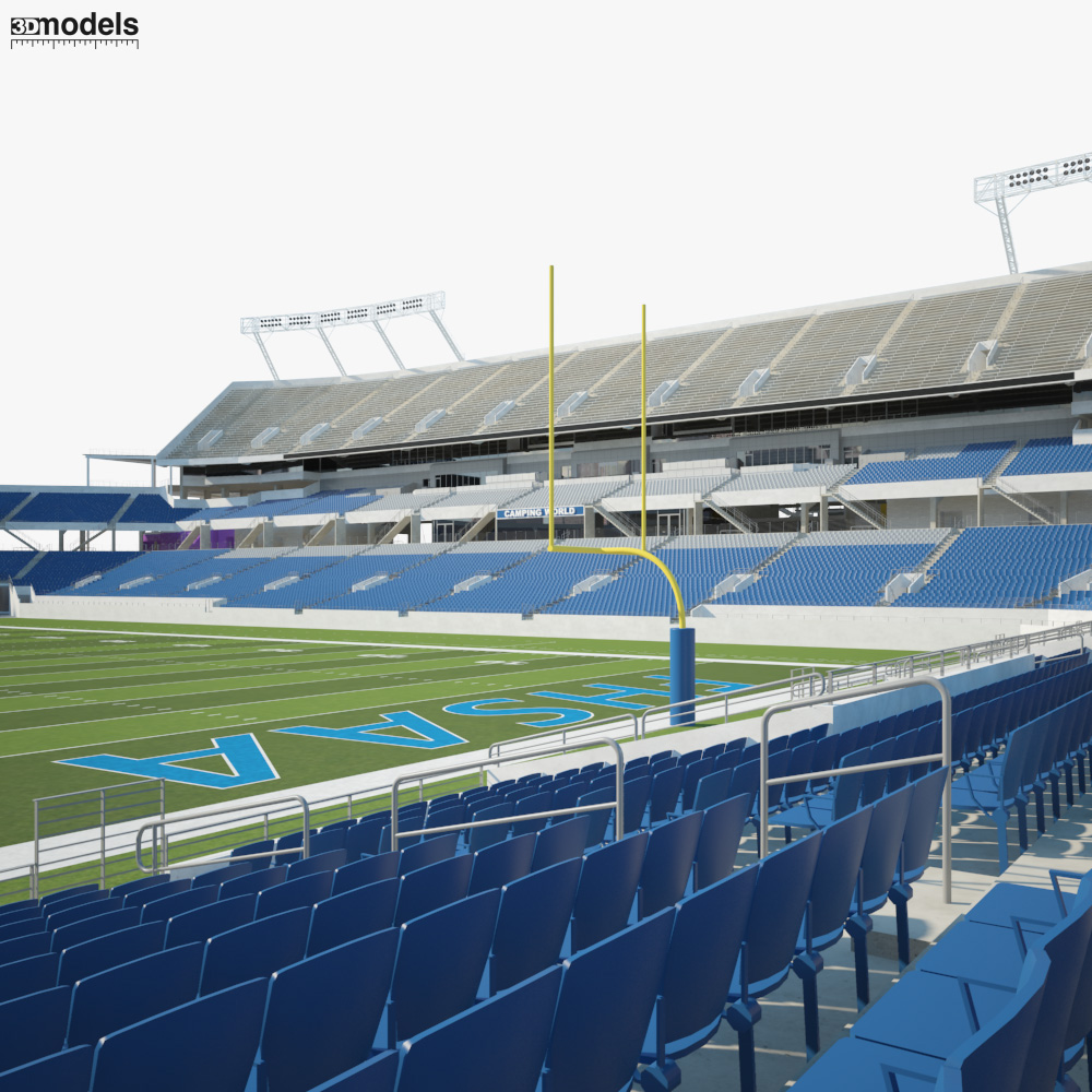 Camping World Stadium 3D model - Download Stadium on 3DModels.org