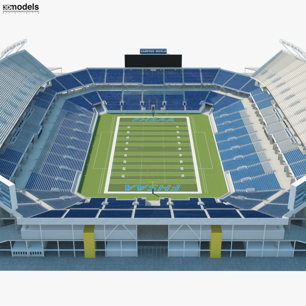 Camping World Stadium 3D model - Download Stadium on 3DModels.org