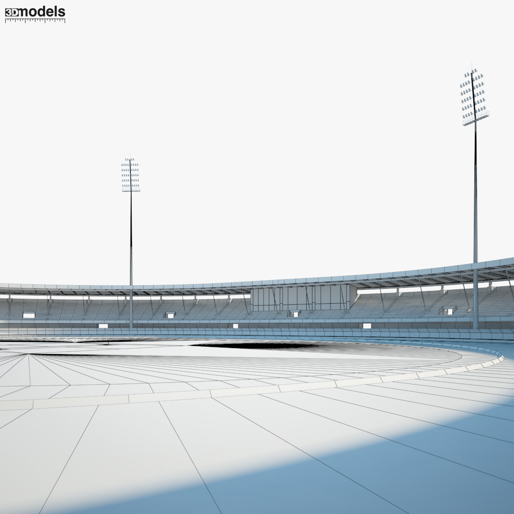 Dadoji Kondadev Stadium 3D model - Download Stadium on 3DModels.org