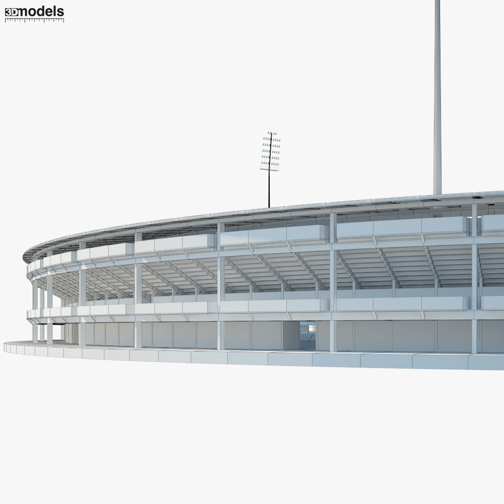 Dadoji Kondadev Stadium 3D model - Download Stadium on 3DModels.org