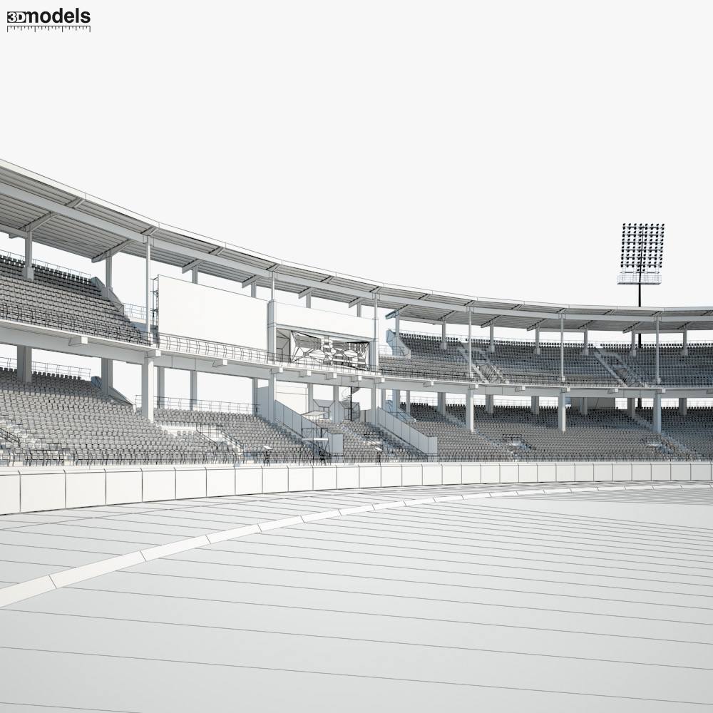 ACA-VDCA Cricket Stadium 3D model - Download Stadium on 3DModels.org