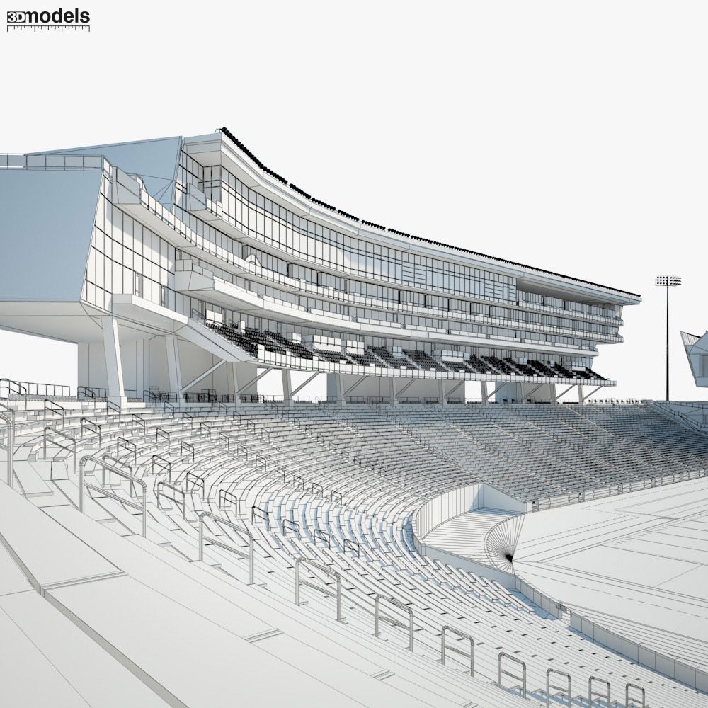 Nippert Stadium 3D model - Download Stadium on 3DModels.org