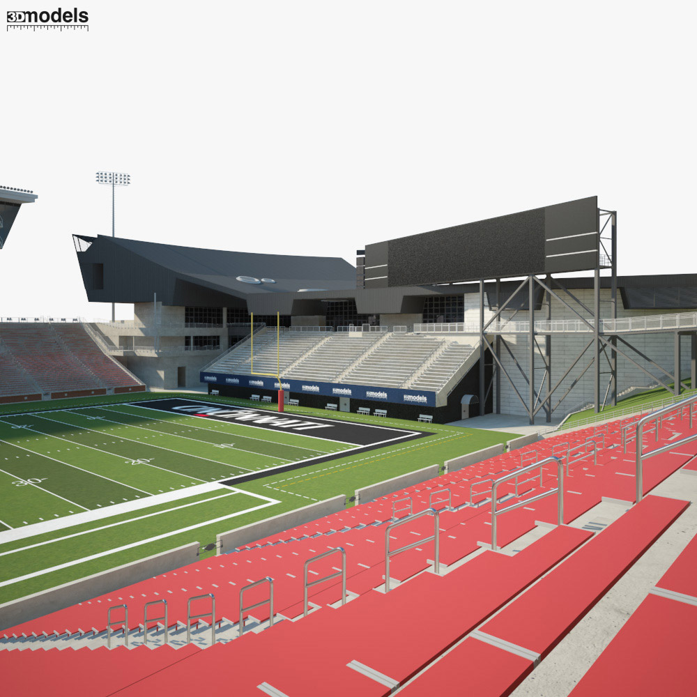 Nippert Stadium 3D model - Download Stadium on 3DModels.org