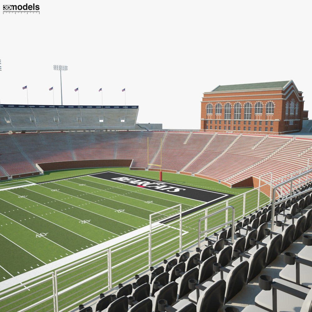 Nippert Stadium 3D model - Download Stadium on 3DModels.org