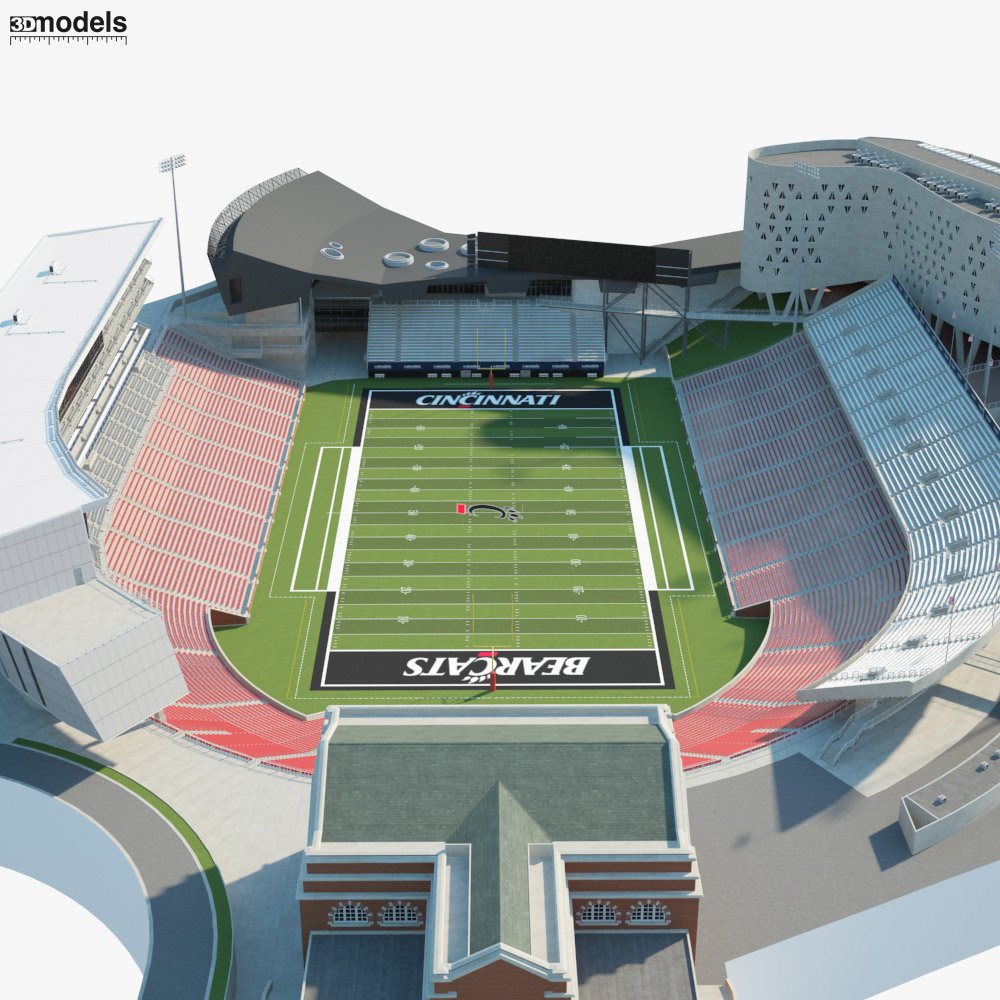 Nippert Stadium 3D model - Download Stadium on 3DModels.org