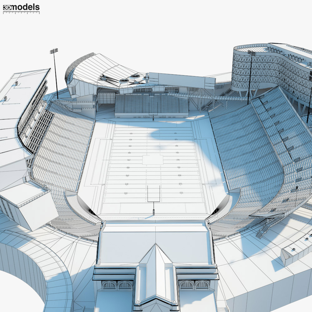 Nippert Stadium 3D model - Download Stadium on 3DModels.org