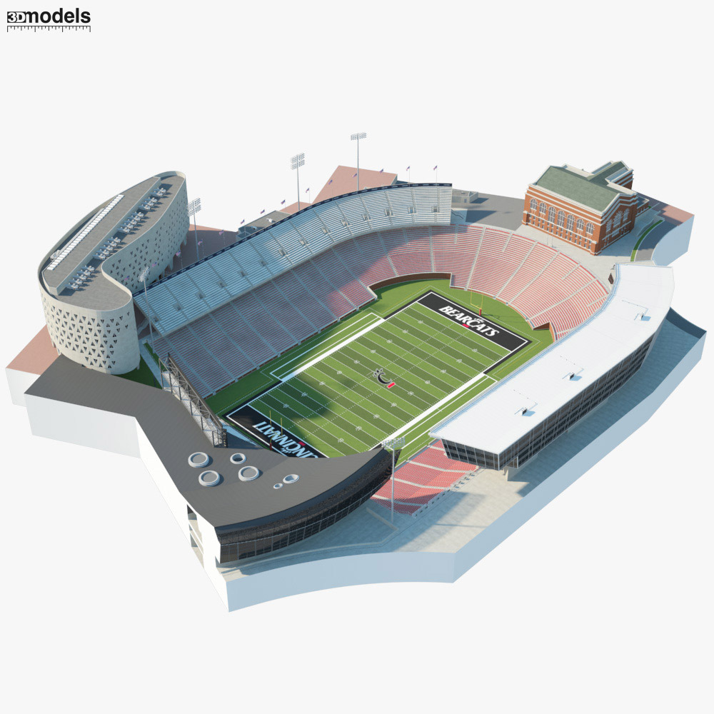 Nippert Stadium 3D model - Download Stadium on 3DModels.org