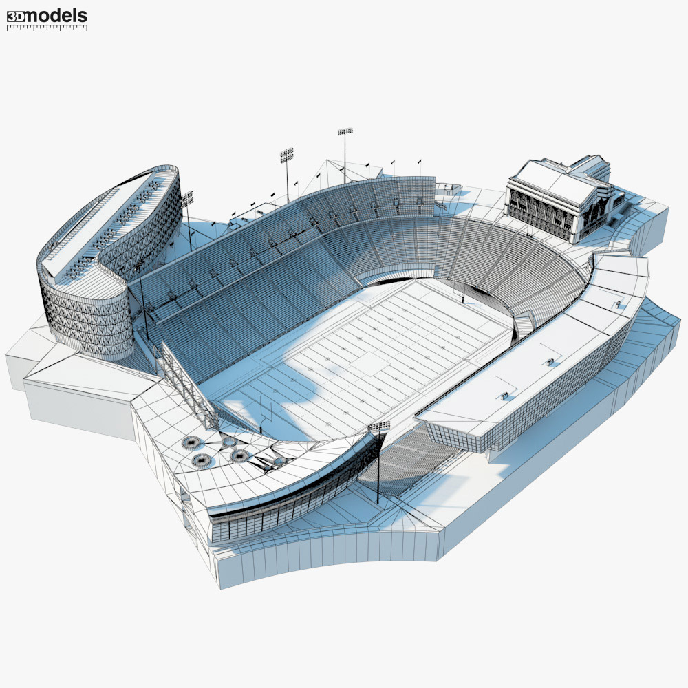 Nippert Stadium 3D model - Download Stadium on 3DModels.org