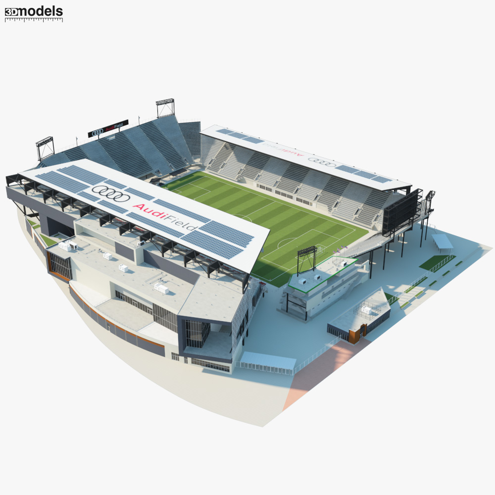 Audi Field 3D model - Download Stadium on 3DModels.org