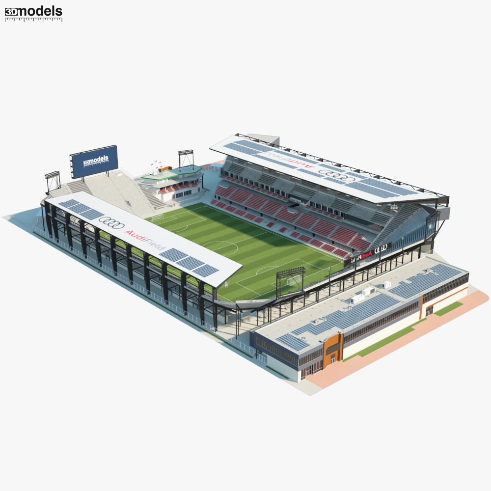 Audi Field 3D model - Download Stadium on 3DModels.org
