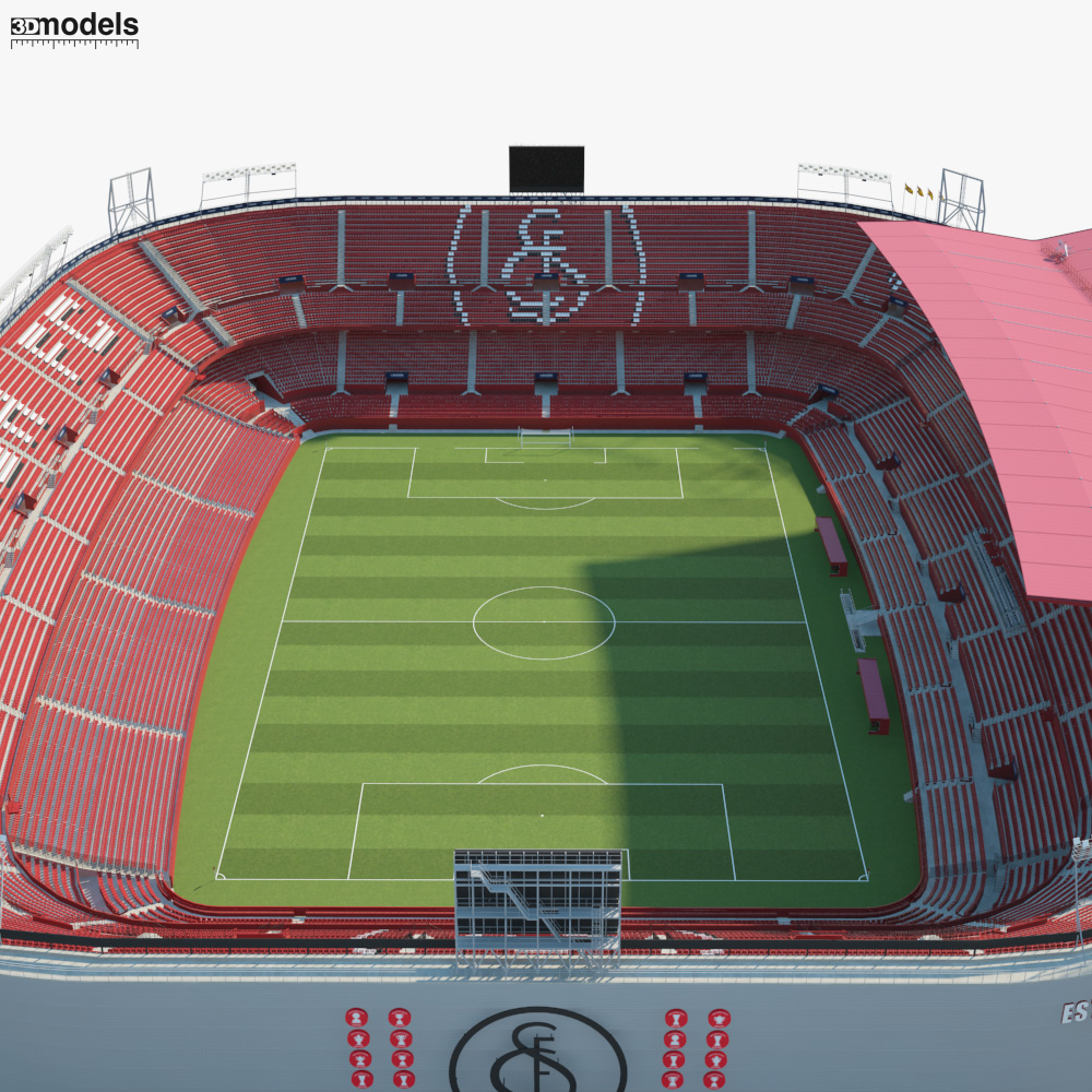 Ramon Sanchez Pizjuan Stadium 3D model - Download Stadium on 3DModels.org