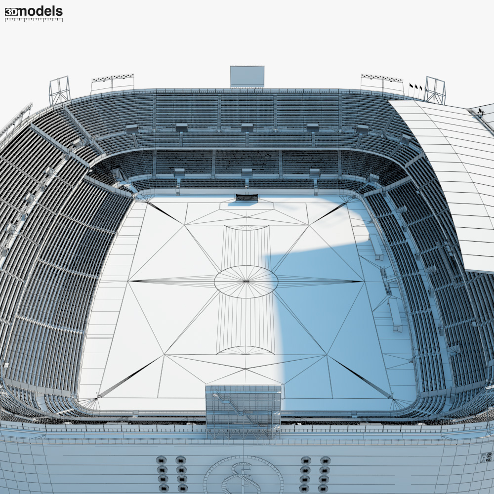 Ramon Sanchez Pizjuan Stadium 3D model - Download Stadium on 3DModels.org