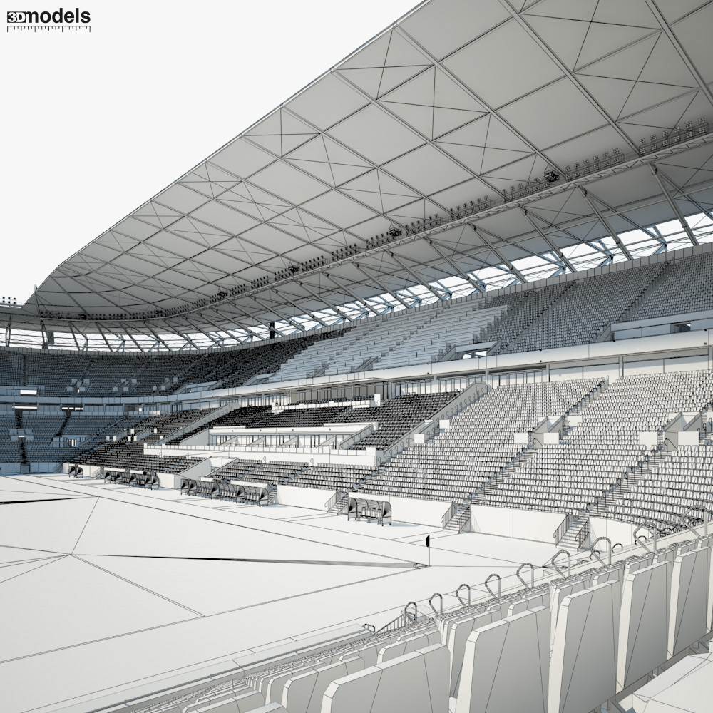 Stadium 974 3D model - Download Stadium on 3DModels.org