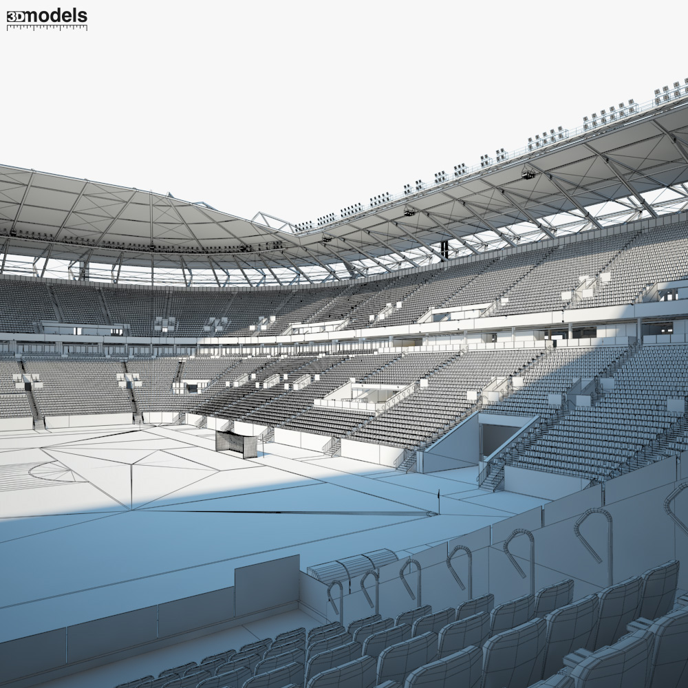 Stadium 974 3D model - Download Stadium on 3DModels.org