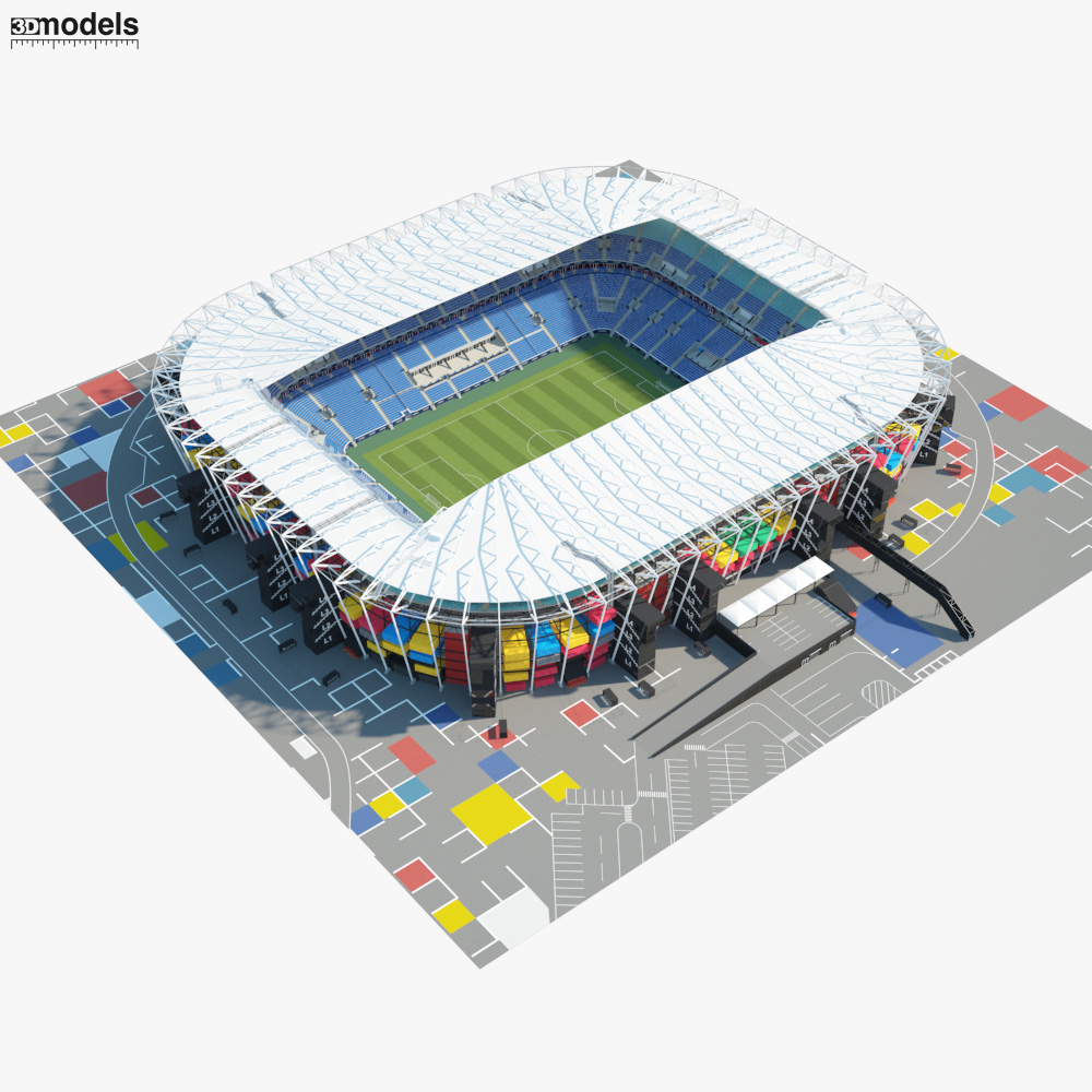 Stadium 974 3D model - Download Stadium on 3DModels.org