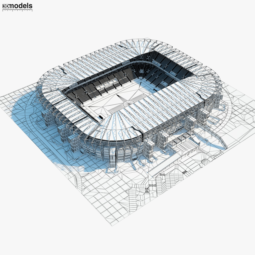 Stadium 974 3D model - Download Stadium on 3DModels.org