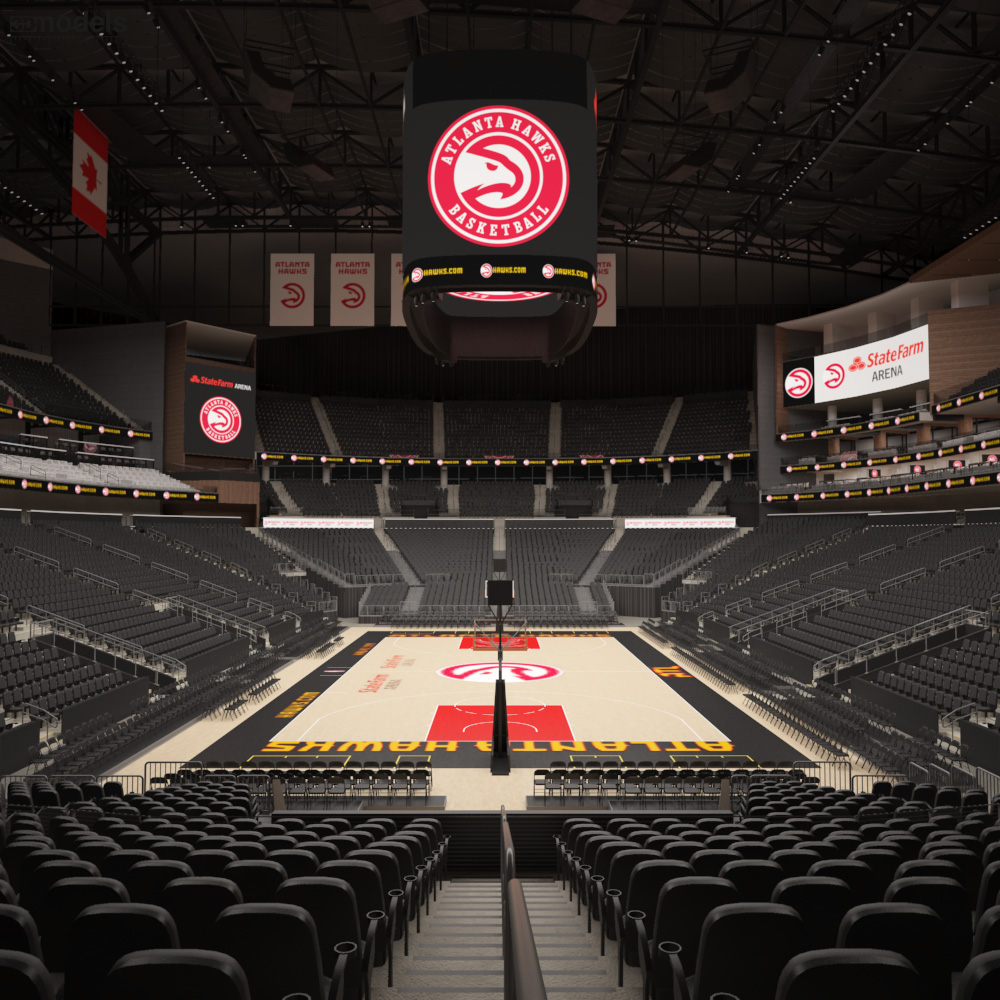 State Farm Arena 3D model - Download Stadium on 3DModels.org
