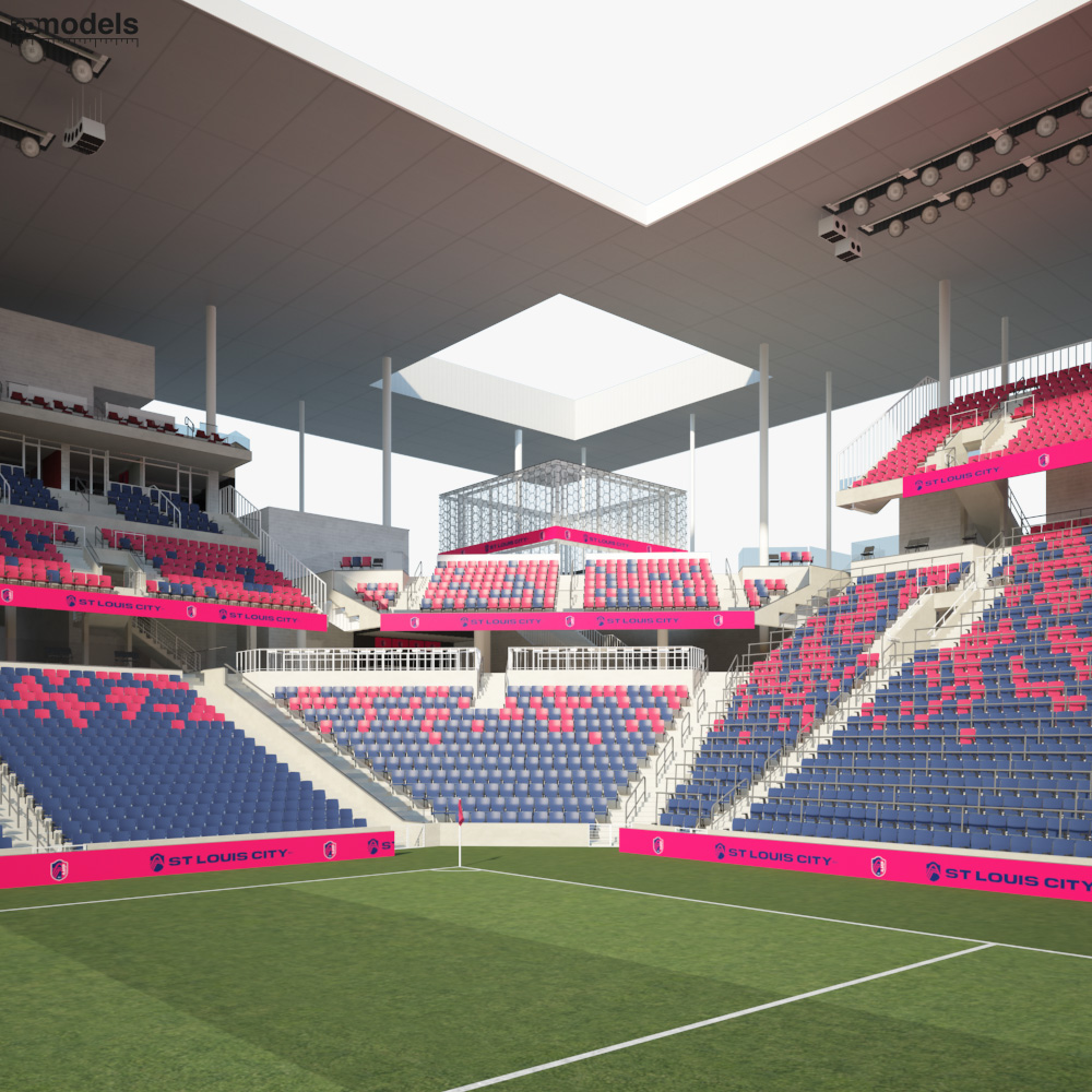 Energizer Park 3D model - Download Stadium on 3DModels.org