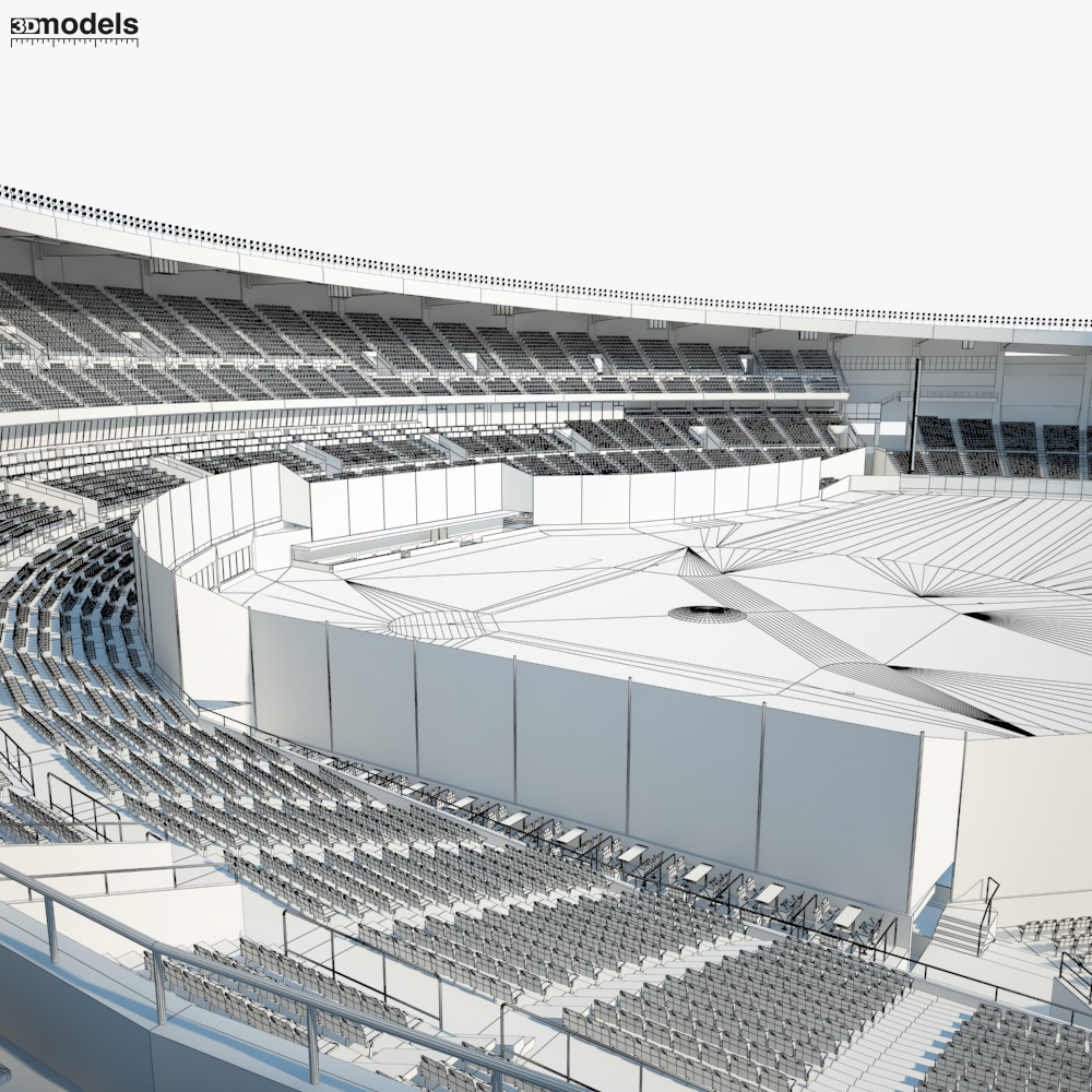 Zozo Marine Stadium 3D model - Download Stadium on 3DModels.org