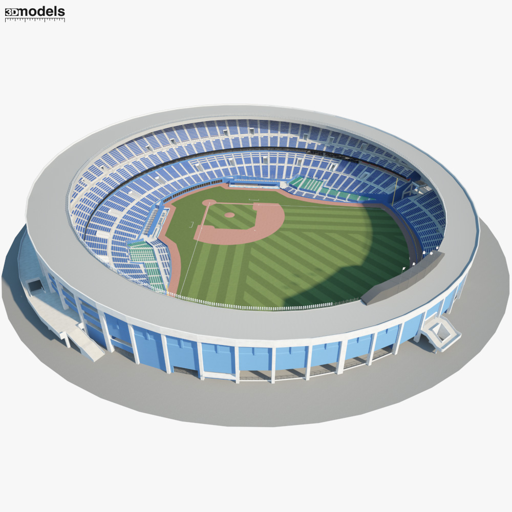 Zozo Marine Stadium 3D model - Download Stadium on 3DModels.org