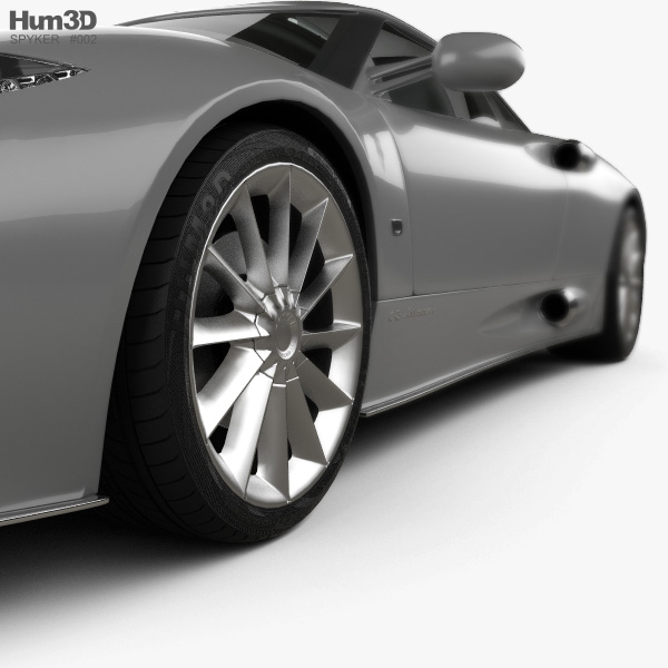 Spyker C8 Aileron 2014 3D model - Download Sports car on 3DModels.org