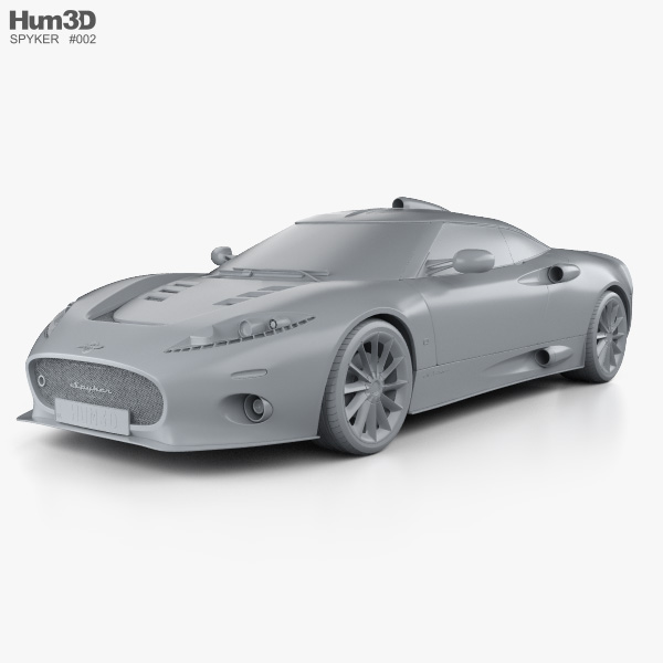 Spyker C8 Aileron 2014 3D model - Download Sports car on 3DModels.org