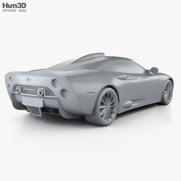 Spyker C8 Aileron 2014 3D model - Download Sports car on 3DModels.org