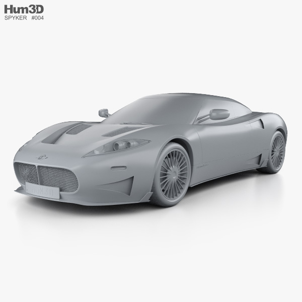 Spyker C8 Preliator 2020 3D model - Download Sports car on 3DModels.org