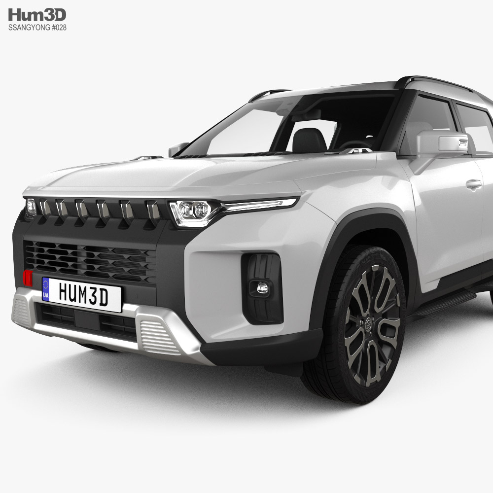 SsangYong Torres 2025 3D model - Download Crossover SUV on 3DModels.org