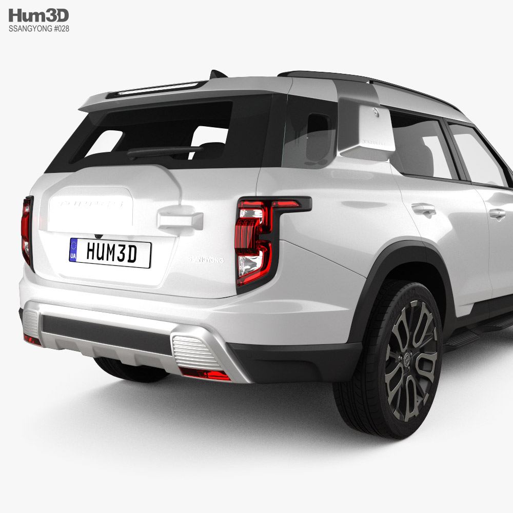 SsangYong Torres 2025 3D model - Download Crossover SUV on 3DModels.org