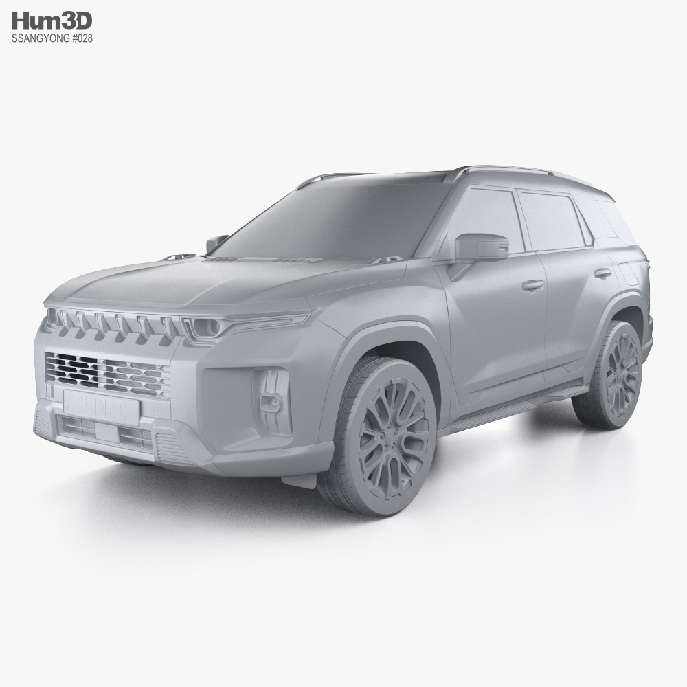 SsangYong Torres 2025 3D model - Download Crossover SUV on 3DModels.org