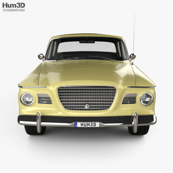Studebaker Lark sedan 1960 3D model - Download Sedan on 3DModels.org