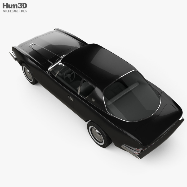 Studebaker Avanti 1963 3D model - Download Sports car on 3DModels.org