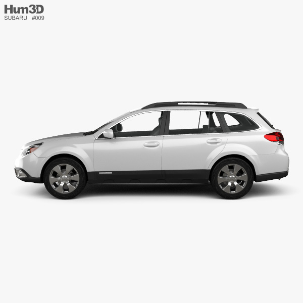 Subaru Outback US 2014 3D model - Download Crossover SUV on 3DModels.org