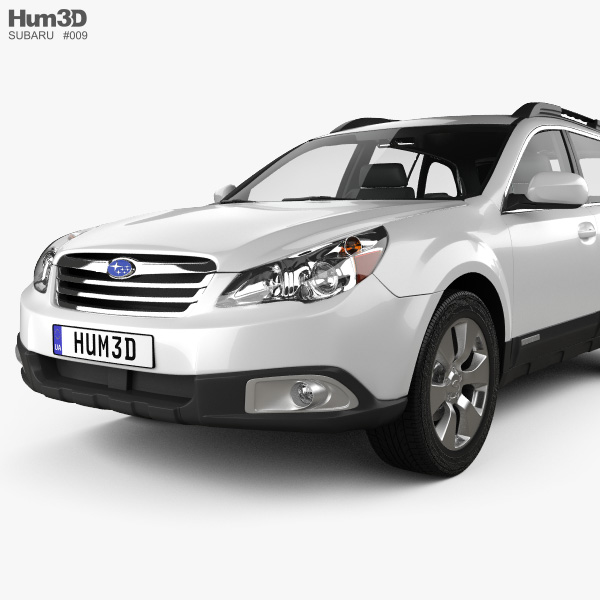 Subaru Outback US 2014 3D model - Download Crossover SUV on 3DModels.org