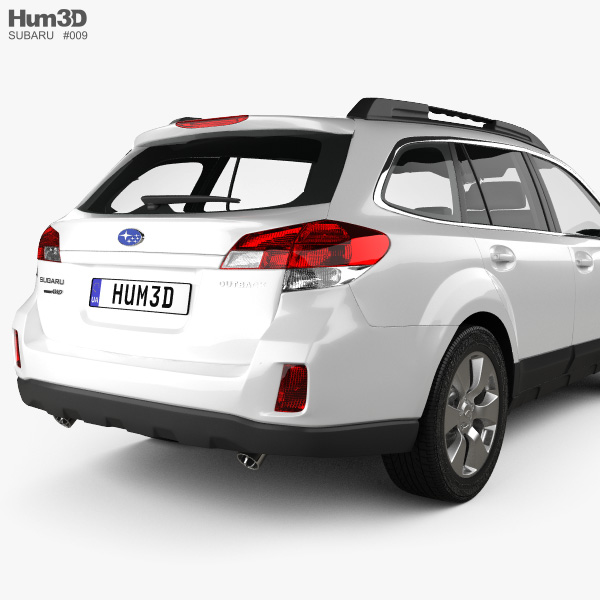 Subaru Outback US 2014 3D model - Download Crossover SUV on 3DModels.org