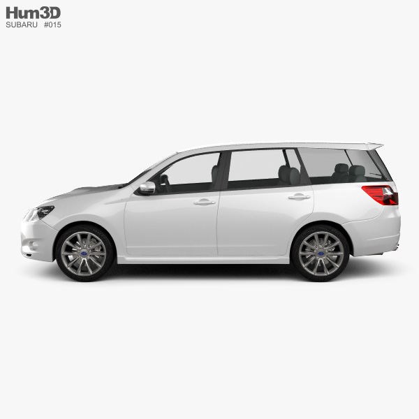 Subaru Exiga 2013 3D model - Download Wagon car on 3DModels.org