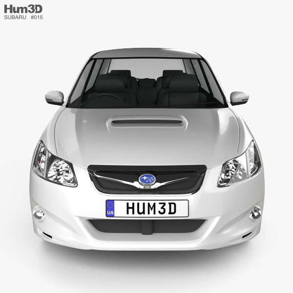 Subaru Exiga 2013 3D model - Download Wagon car on 3DModels.org