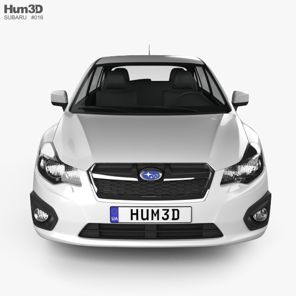 Subaru Impreza hatchback 2015 3D model - Download Hatchback on 3DModels.org