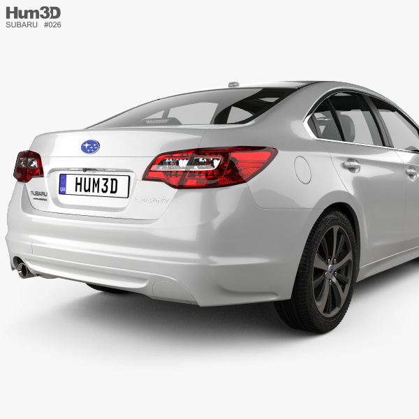 Subaru Legacy 2017 3D model - Download Sedan on 3DModels.org