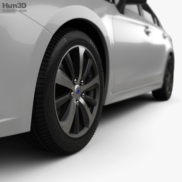 Subaru Legacy 2017 3D model - Download Sedan on 3DModels.org